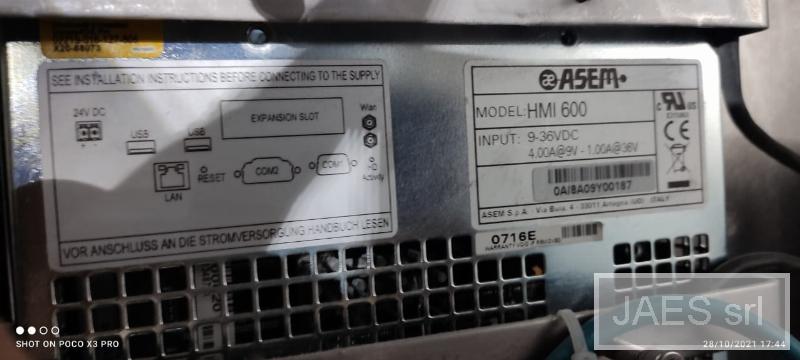 Jaes srl - ASEM - HMI 600