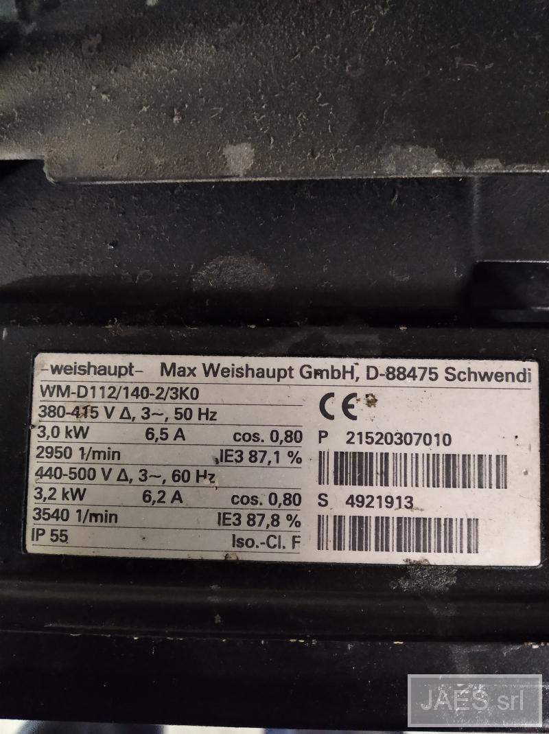 Jaes srl - WEISHAUPT - WM-D112/140-2/3K0